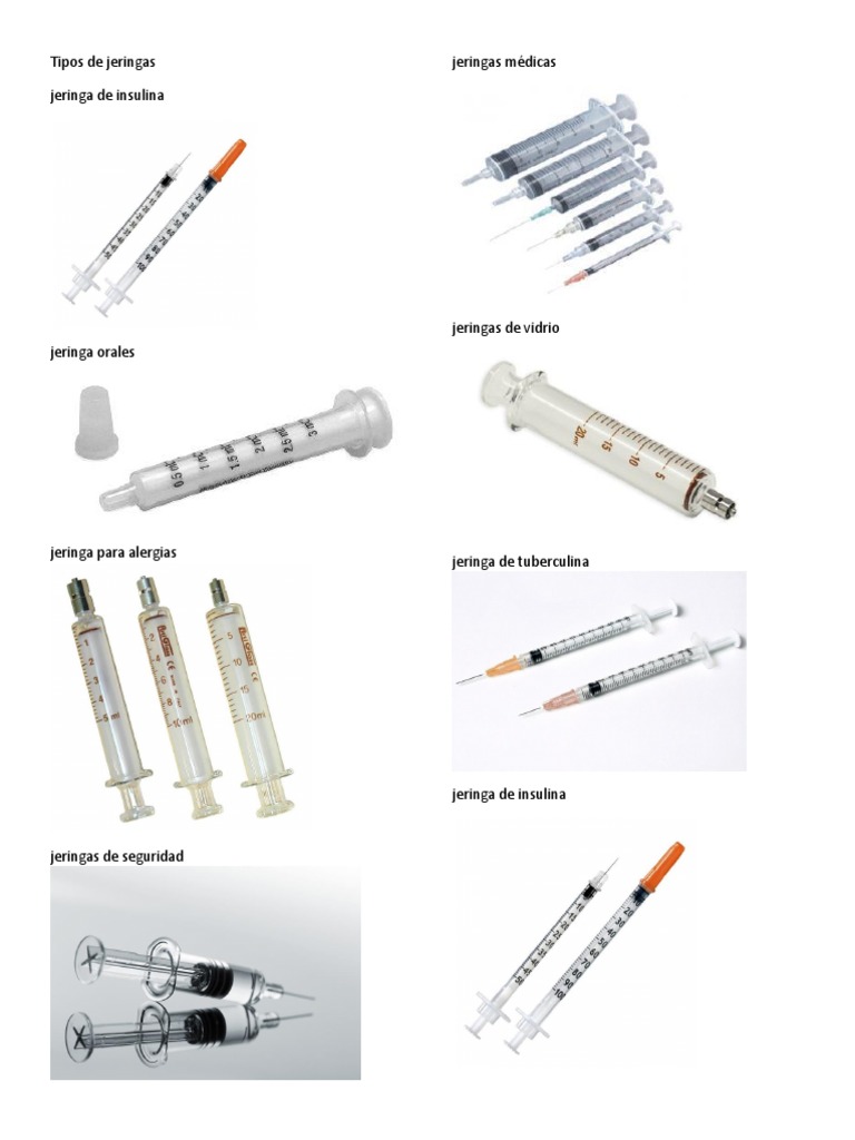 Tipos de Jeringas | PDF