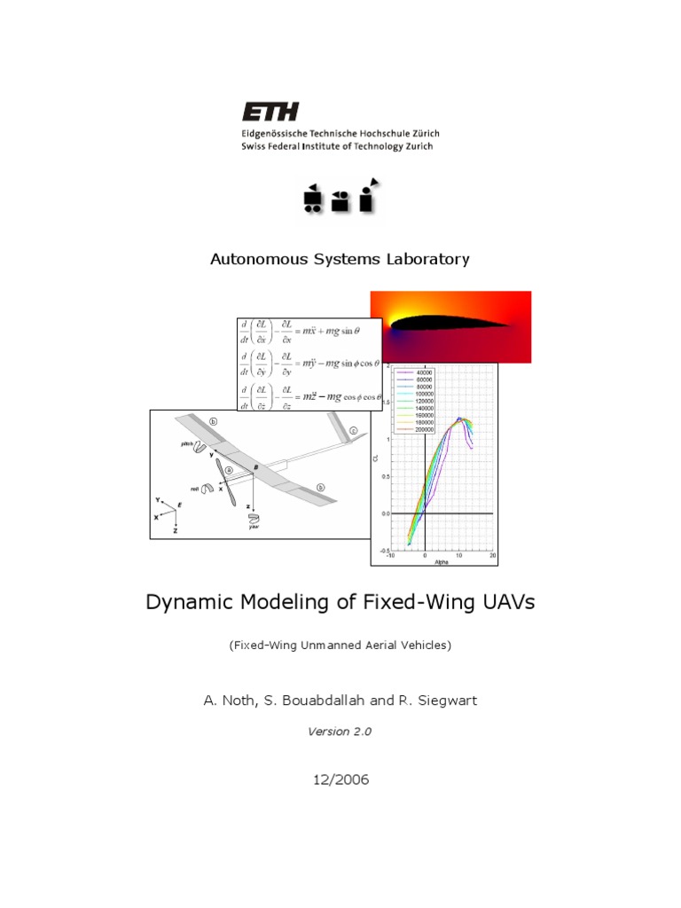 Dynamic Modeling of Fixed-Wing UAVs (12.05.2006) | PDF | Lift (Force) | Spaceflight Technologies