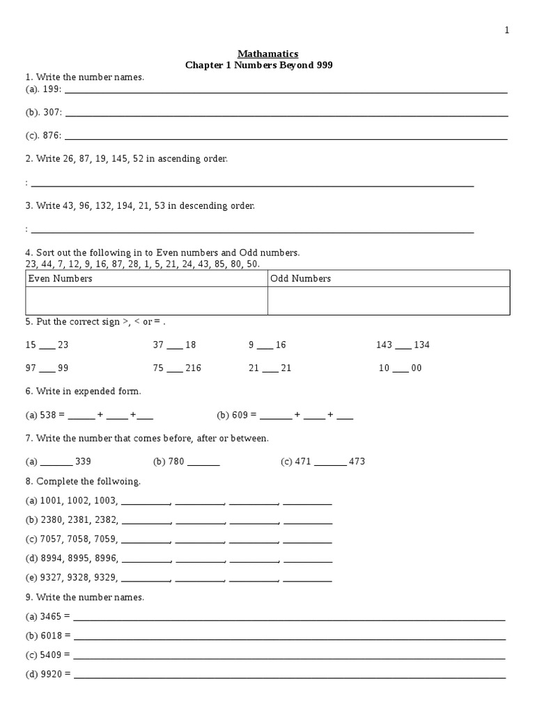 Maths Ist Sem | PDF | Numbers | Teaching Mathematics
