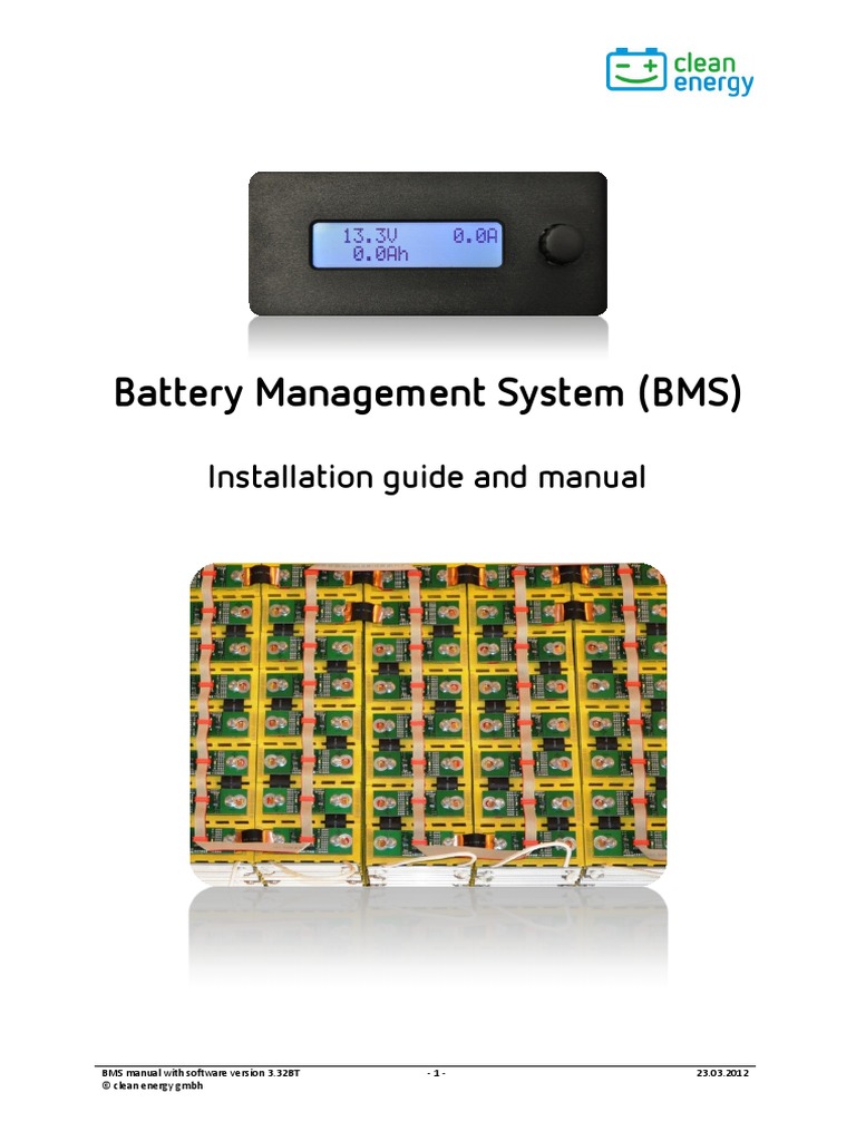BMS Installation Guide and Manual | PDF | Power Supply | Direct Current