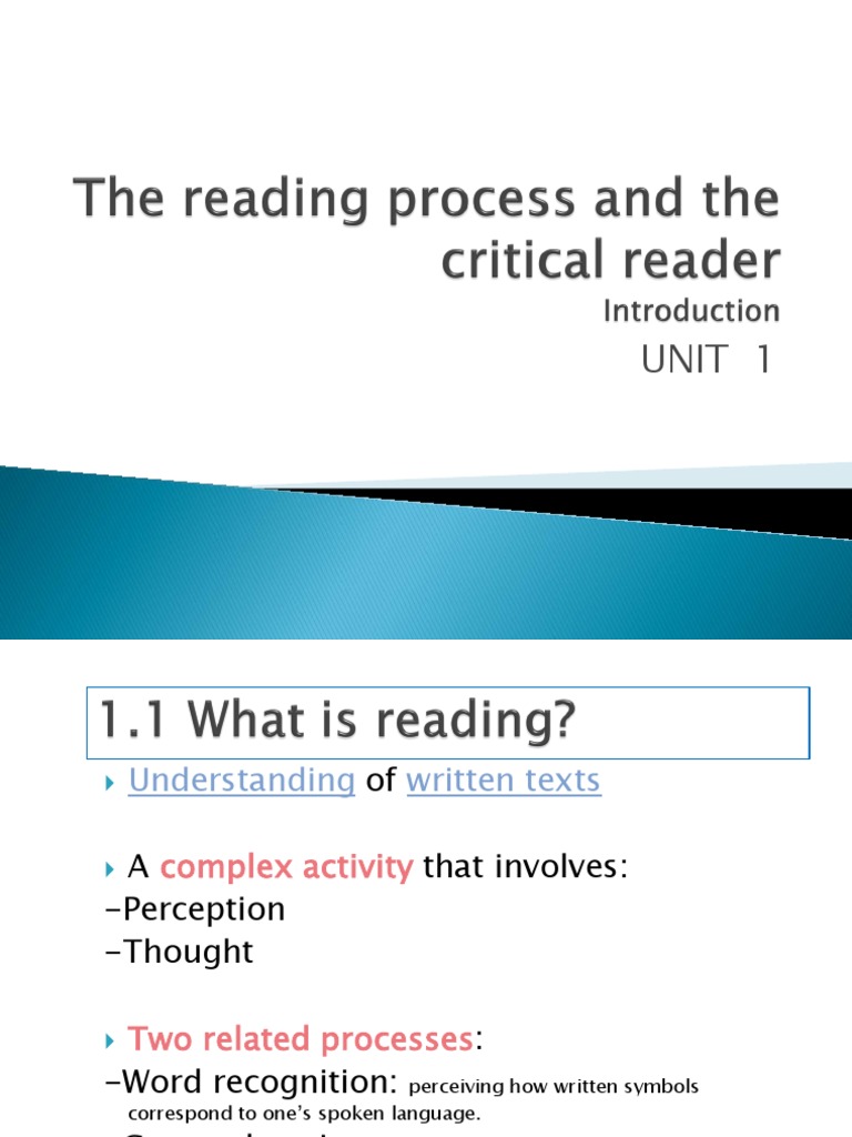 Guidelines 1 | PDF | Reading Comprehension | Reading (Process)