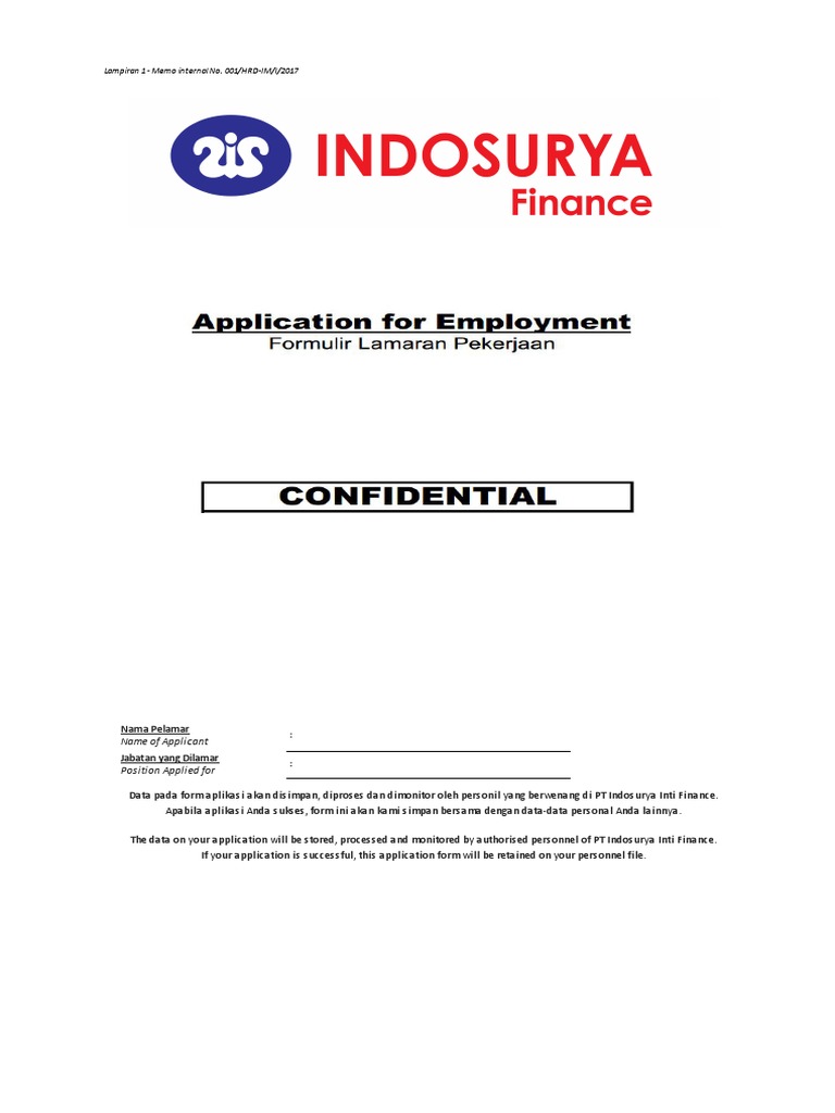 IIF Application Form 2018 | PDF