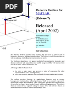 Peter Corke Robotics Toolbox Python | PDF | Matrix (Mathematics) | Matlab