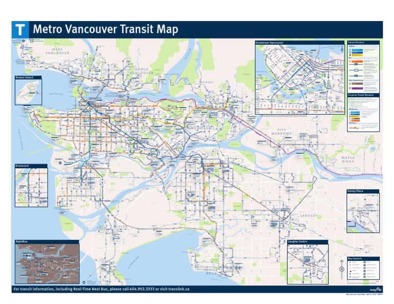 TransLink System Map - April 2018 | PDF | Vancouver | Government Agencies