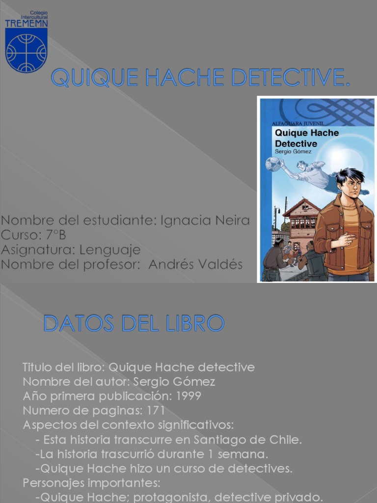 Quique Hache: El joven detective | PDF | Ocio