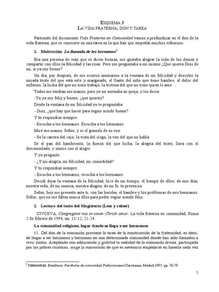 Vida Fraterna en Comunidad | PDF | eucaristía | Cristo (título) Vida Fraterna en Comunidad | PDF | eucaristía | Cristo (título)