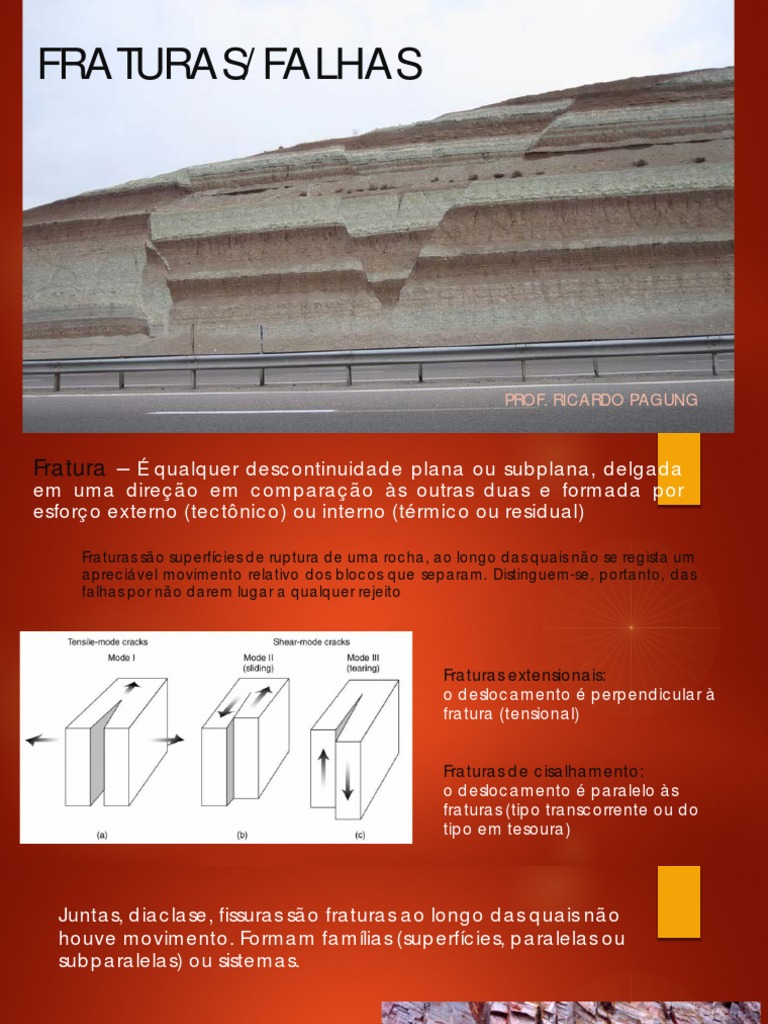 6 GE FraturaFalha | PDF | Falha (Geologia) | Tectônica