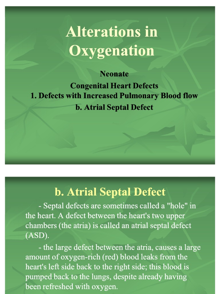 Alterations in Oxygenation 4 | PDF | Atrium (Heart) | Heart