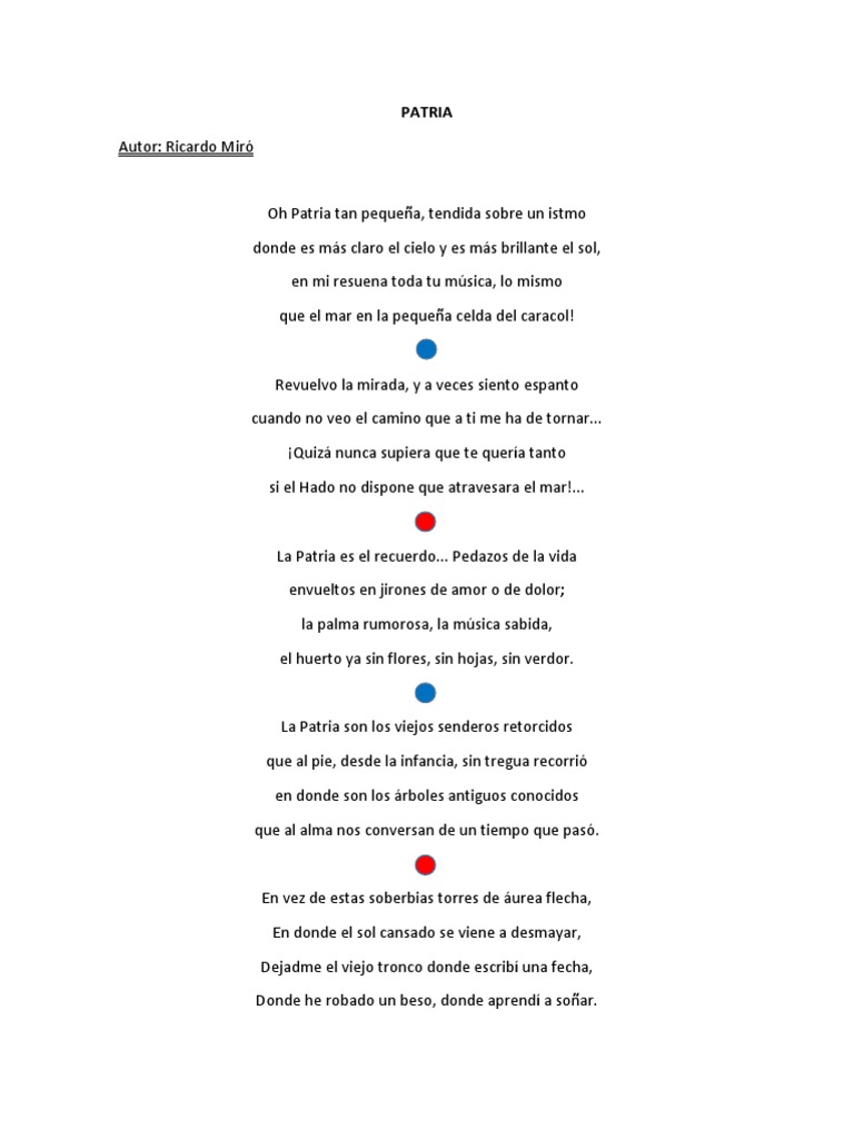 Patria Ricardo Miró | PDF