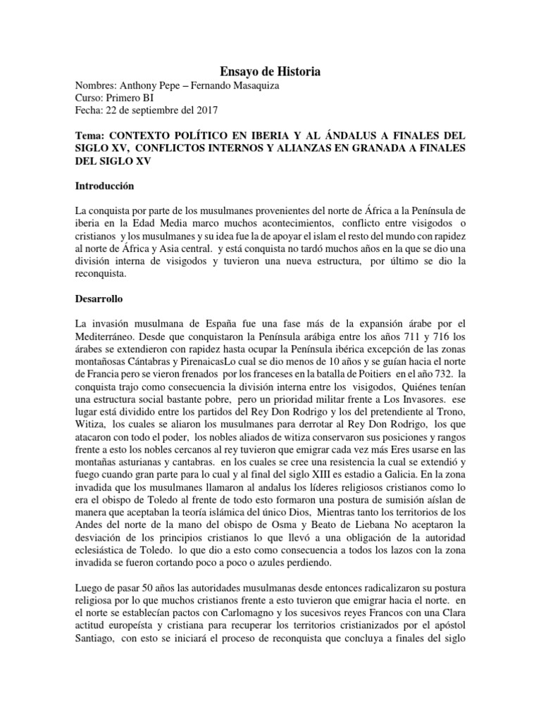 Conflictos en Iberia y Al-Ándalus XV | PDF | Al Andalus | Viajes por Europa