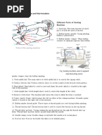 Functions of Sewing Machine Parts | PDF