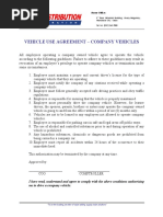 Company Vehicle Assignment Notice | PDF | Finance & Money Management