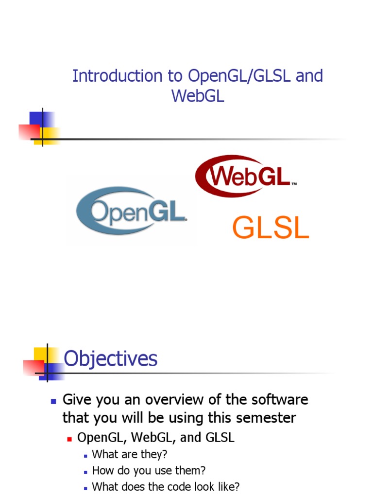 Introduction To Opengl/Glsl and Webgl | PDF | Shader | Web Gl