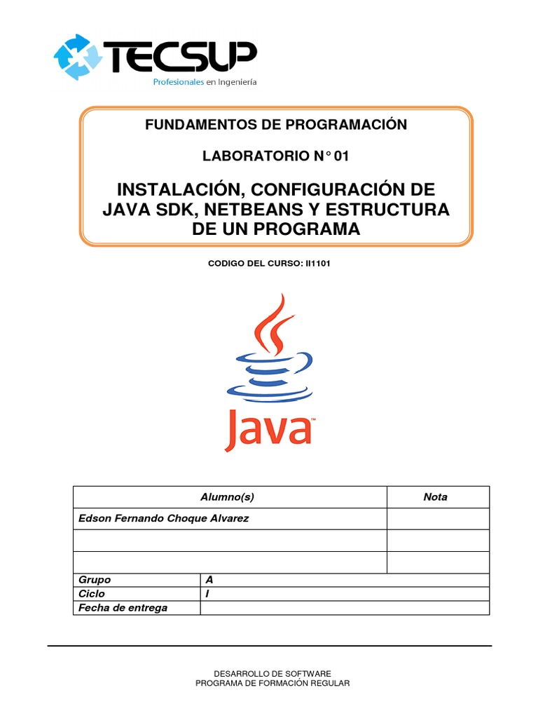 Lab 01 - Instalación y Estructura de Un Programa 2 | PDF | Programa de ...