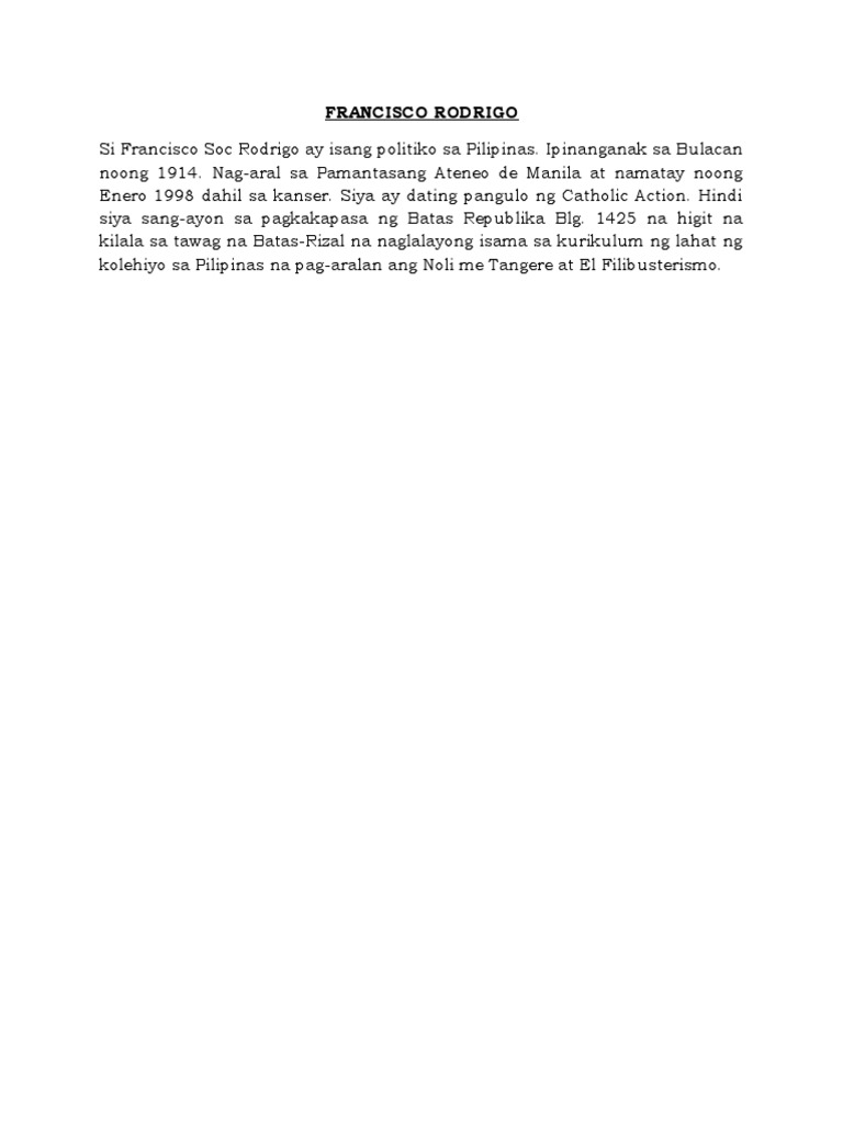 Francisco Rodrigo | PDF