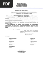 Sample Resolution Requesting For Fund | PDF | Local Government | Government