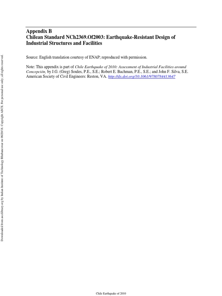 Chilean Code | PDF | Building Technology | Concrete