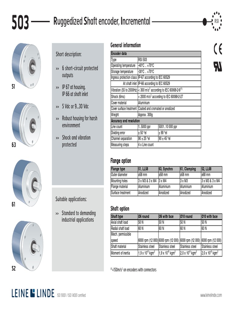 Ds Rsi 503 Encoders | Download Free PDF | Electrical Engineering ...
