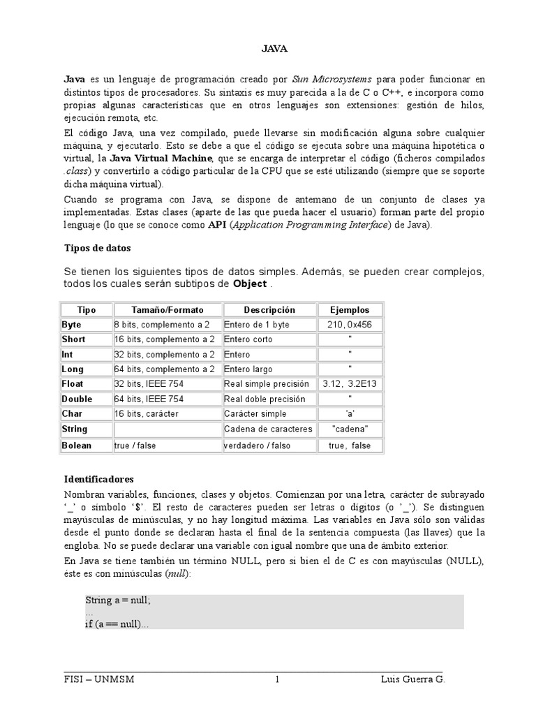 Notas Curso AlgorítmicaII | PDF | Objeto (informática) | Java (lenguaje de programación)