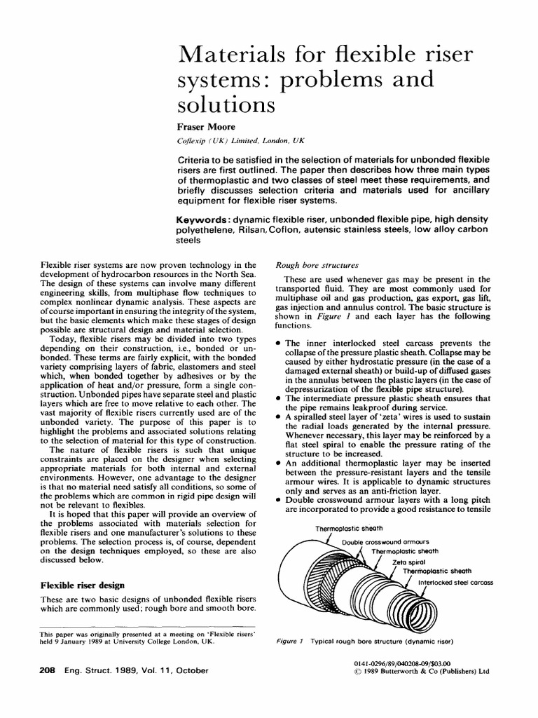 uble: Materials For Flexible Riser Systems: Problems and Solutions ...