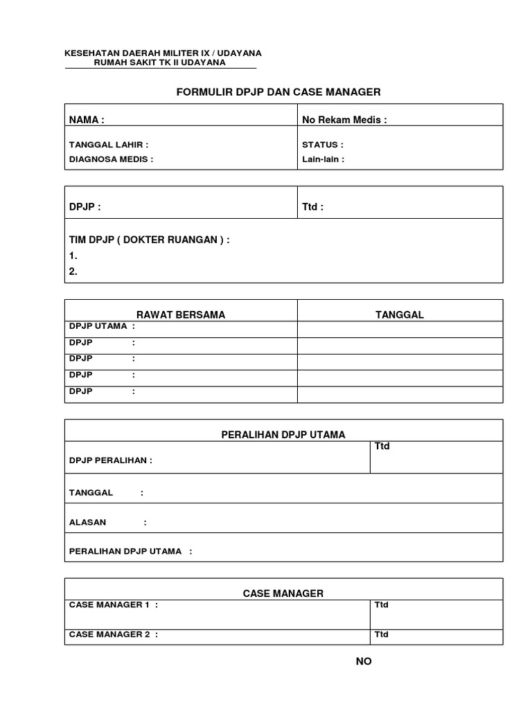 Form DPJP | PDF