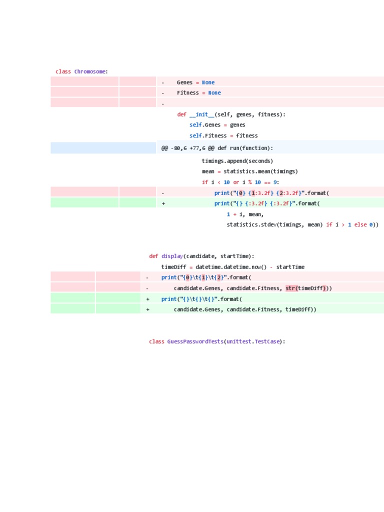 Chromosome: Class | PDF | Genetic Algorithm | Fitness (Biology)