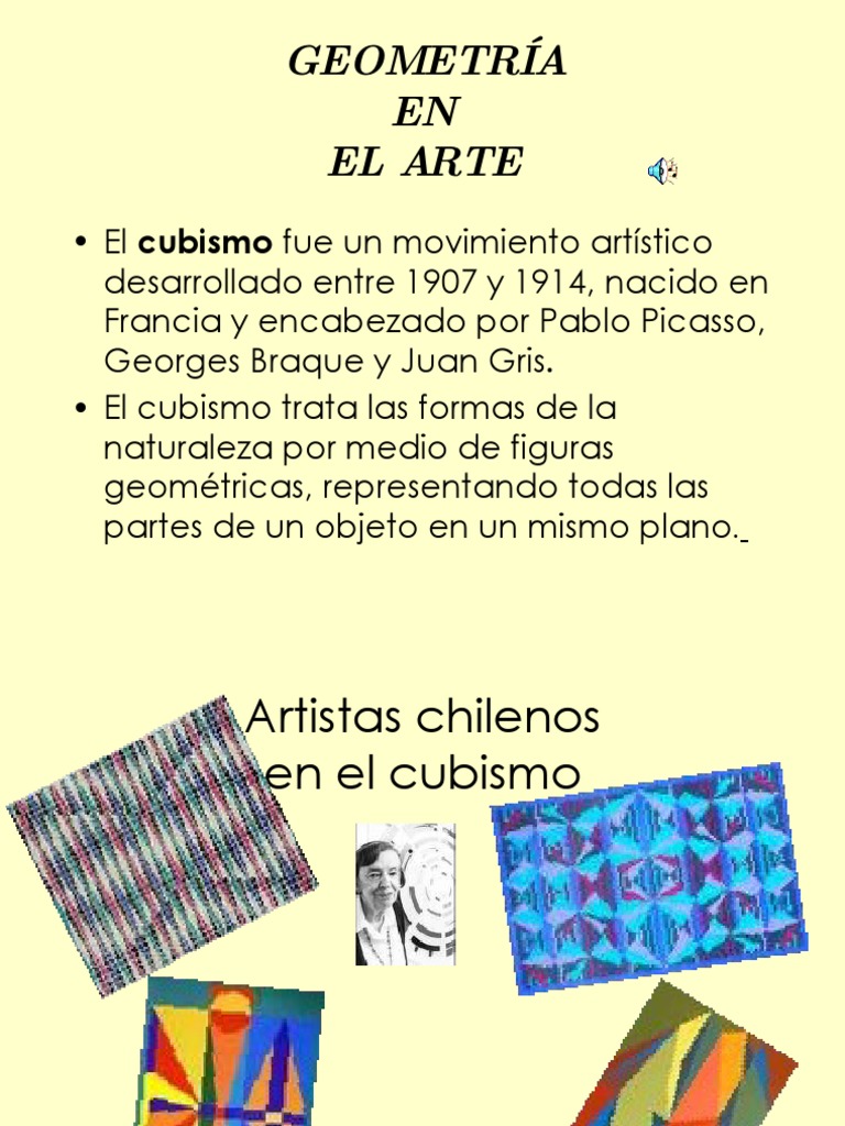 Geometría y Cubismo en el Arte | PDF | Cubismo | Pablo Picasso