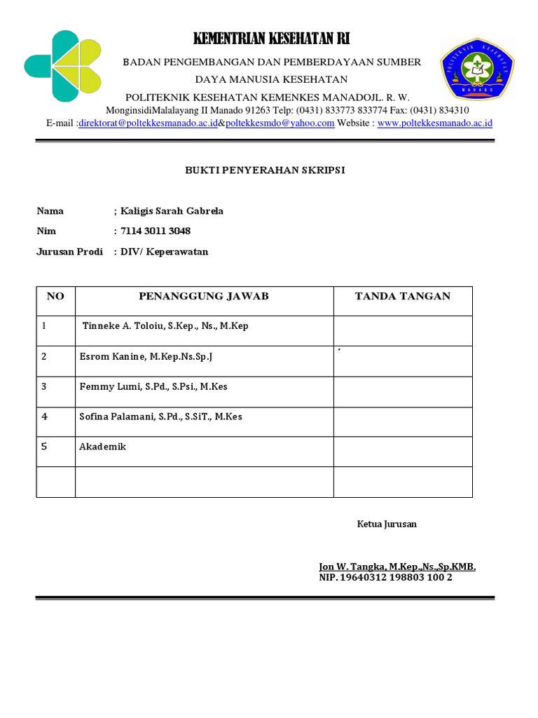 Lembar Verifikasi | PDF