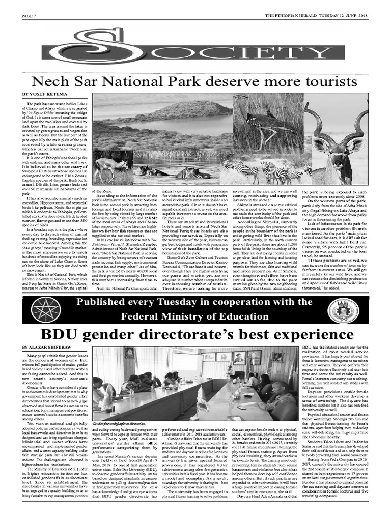 Nech Sar National Park Deserve More Tourists | PDF | Tourism | Parks