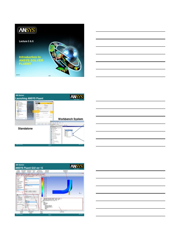 ANSYS Fluent Solver Introduction | PDF | Technology & Engineering