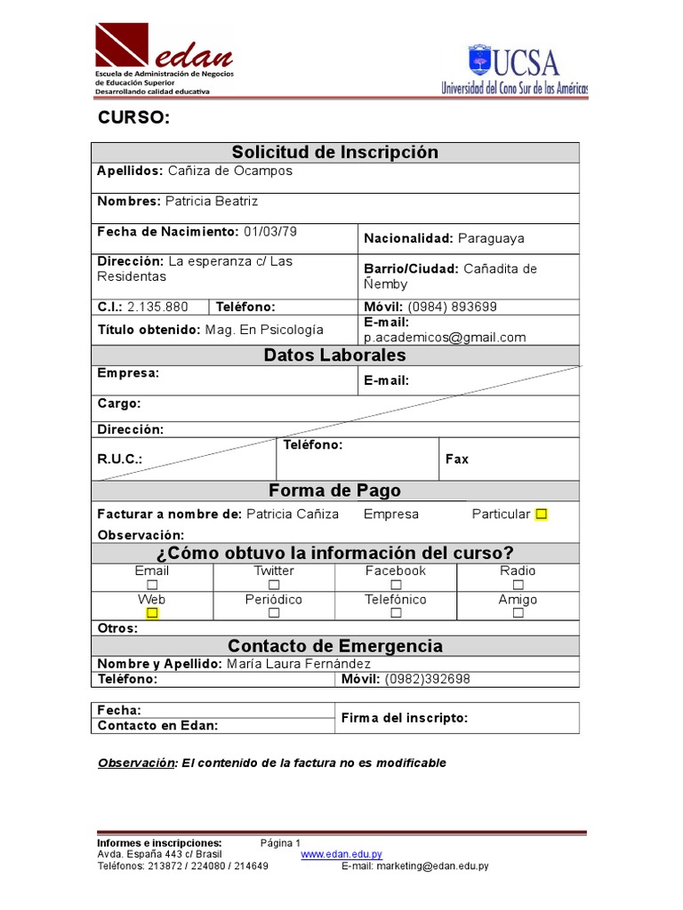 Formulario para Imprimir | PDF | Tecnologías de la información ...