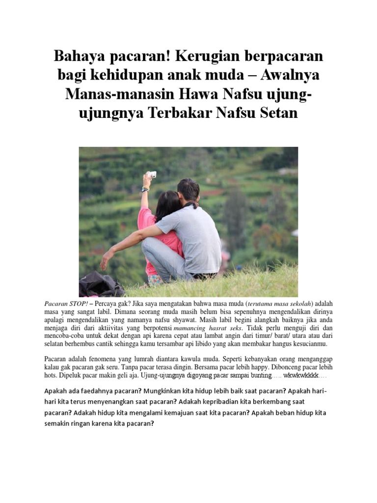 Bahaya Pacaran | PDF
