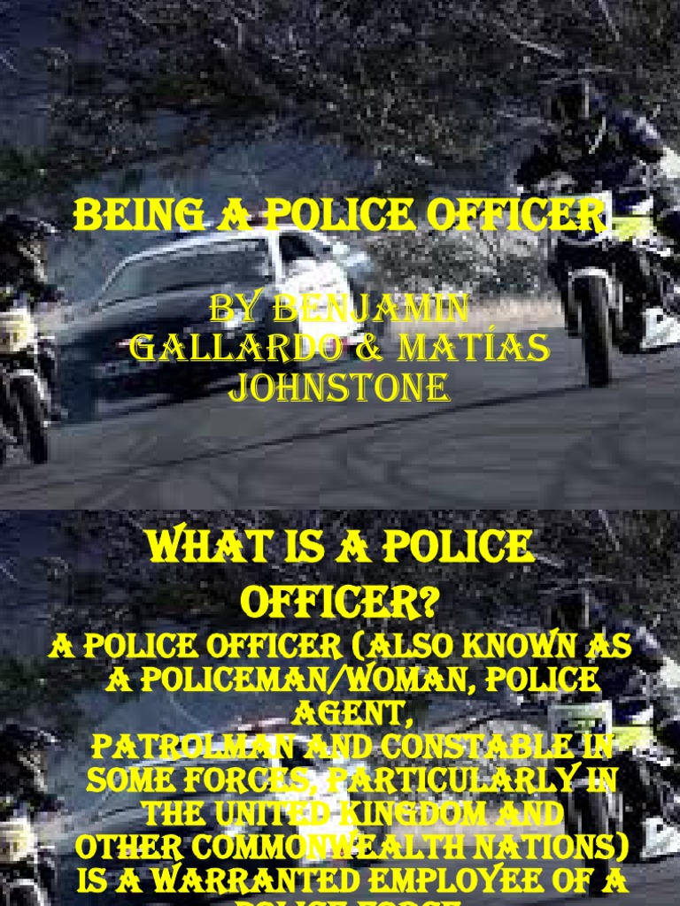 Being A Police Officer | PDF