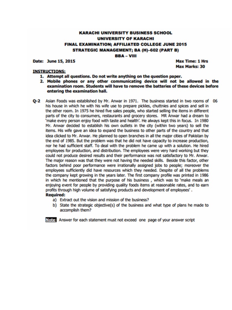 PDF Past Paper PDF | PDF