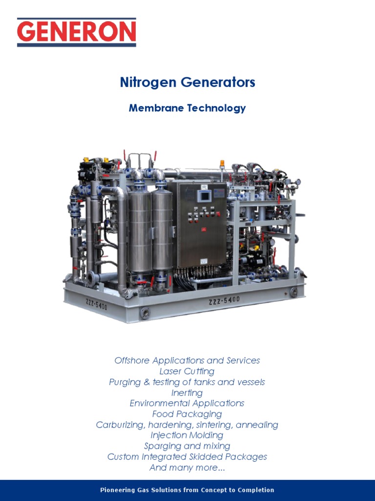 Nitrogen Generators Membrane Technology | PDF | Membrane Technology ...
