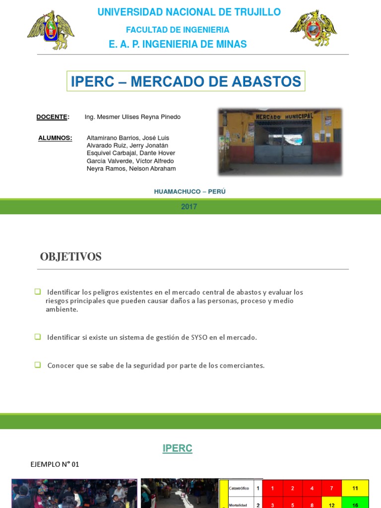 IPERC Mercado de Abastos | PDF | Naturaleza