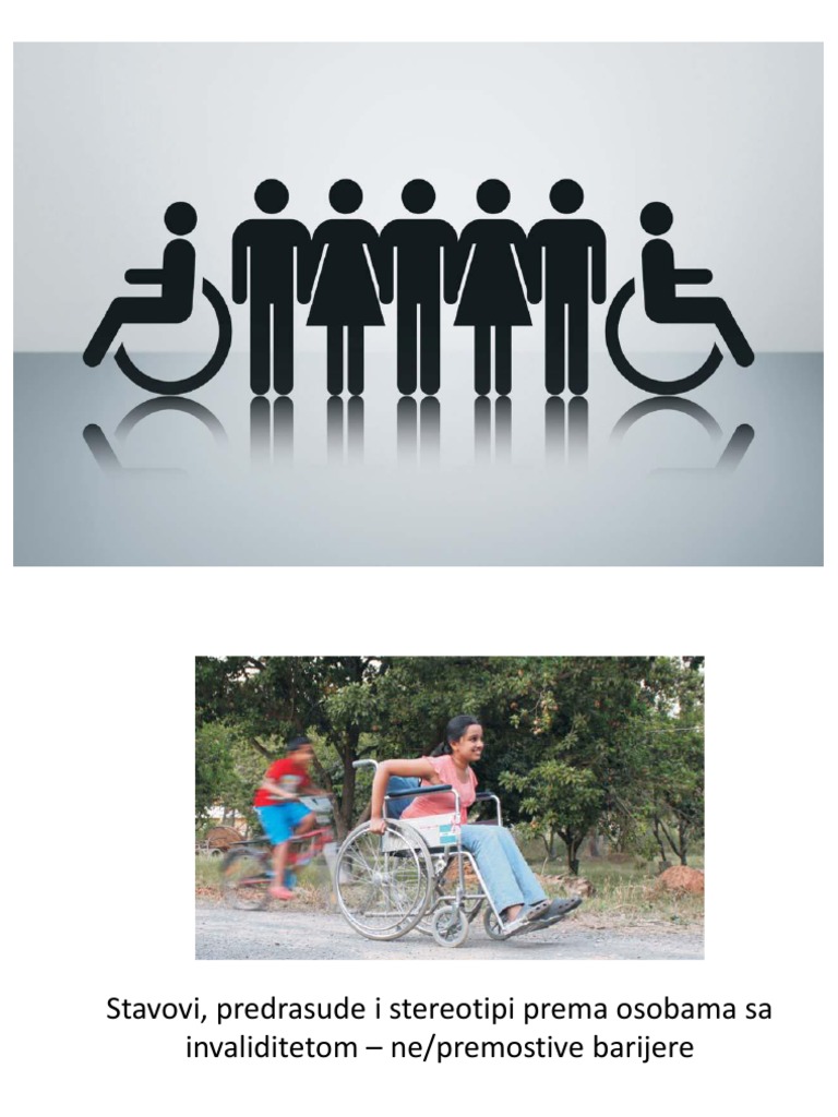 Stavovi, predrasude i stereotipi prema osobama sa invaliditetom: prepreke i mogućnosti njihovog ...