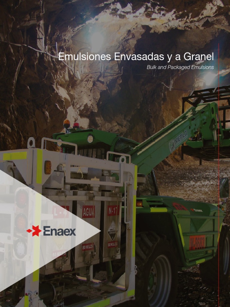 Folleto Emultex Original Web | PDF | Material explosivo | Emulsión
