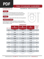 Astm F 844 | PDF | Washer (Hardware) | Screw