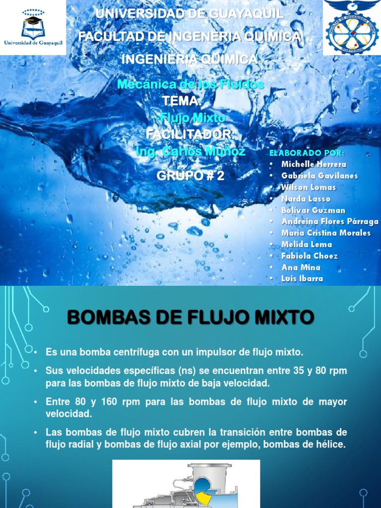 Bomba de Flujo Mixto | PDF | Bomba | Física Aplicada e Interdisciplinaria