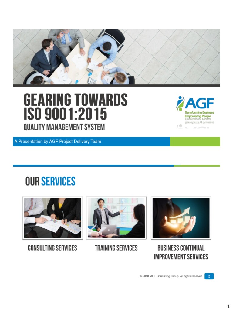 1 - IsO 9001-2015 Awareness Training Handouts | PDF | Quality ...