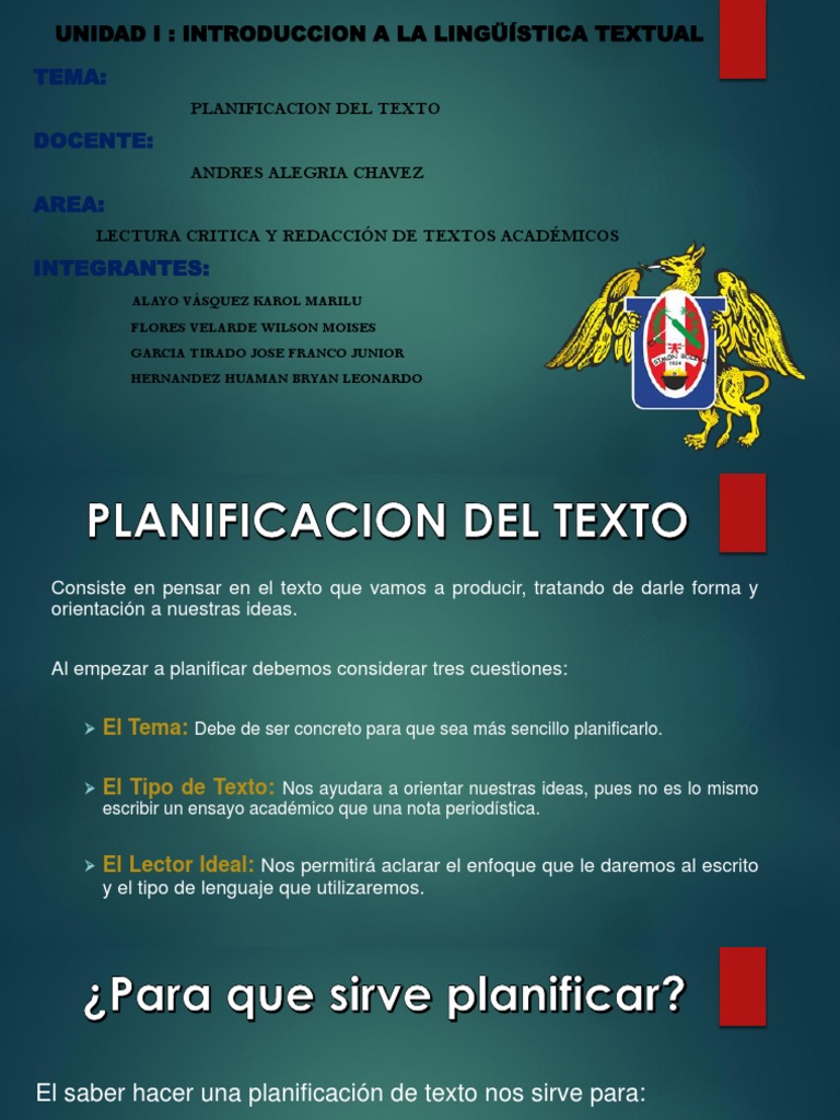 Planificación Efectiva de Textos | PDF | Crecimiento personal y ...