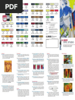 Artists' Acrylic Colour Chart Guide | PDF | Green | Grey