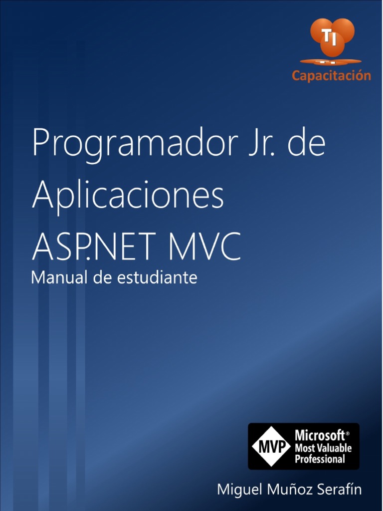 ASP.NET MVC Programador Jr. Manual | PDF | Microsoft Visual Studio | Páginas del servidor activo