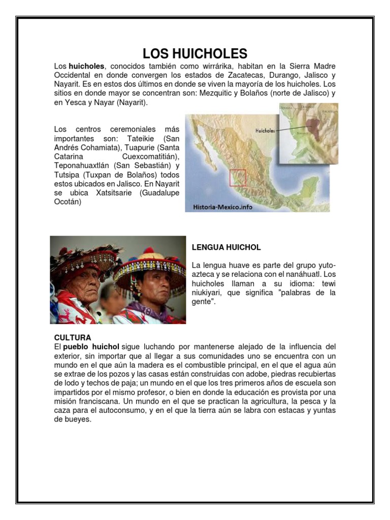 Información sobre los Huicholes | PDF | Ropa