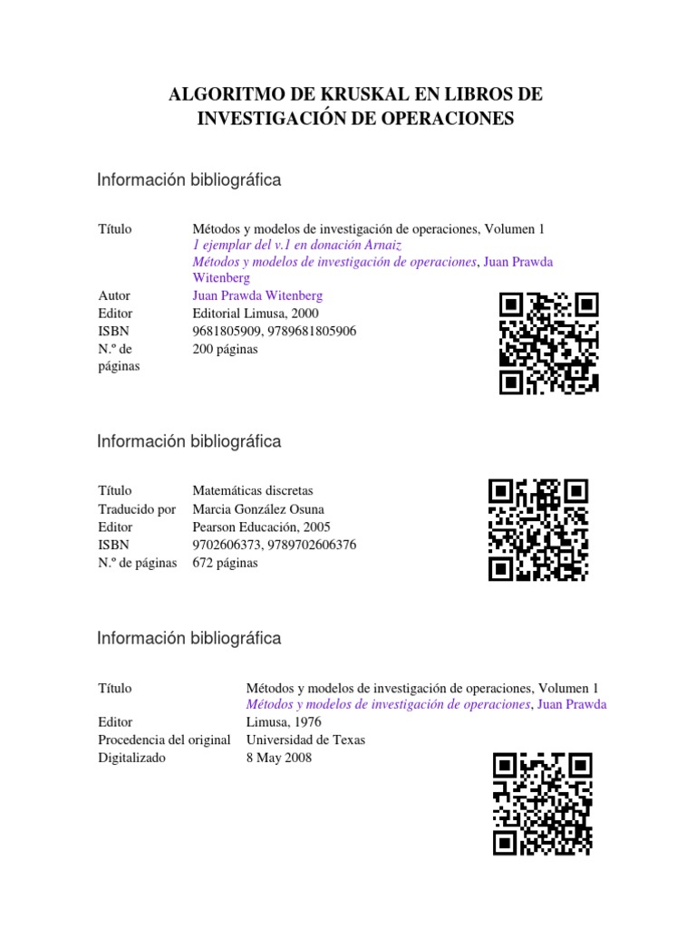 SIMULACION Algo Kruskal | PDF | Matemáticas Aplicadas | La ... SIMULACION Algo Kruskal | PDF | Matemáticas Aplicadas | La ...