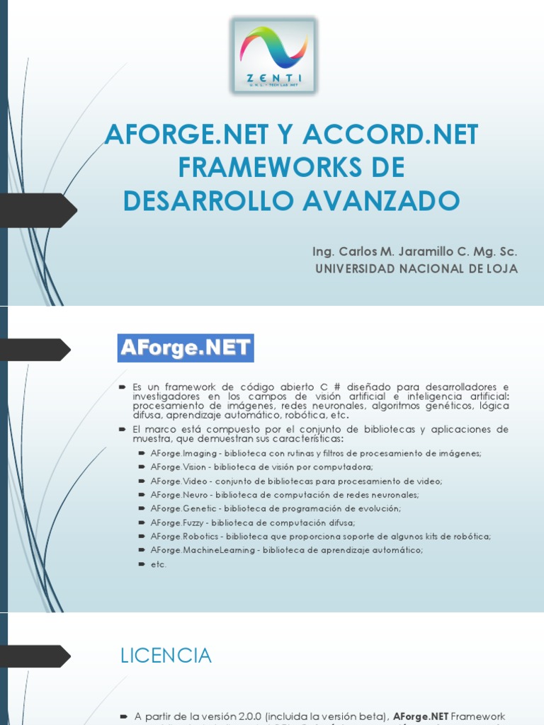 AForge.NET: Framework de Visión Artificial | PDF | Aprendizaje ...