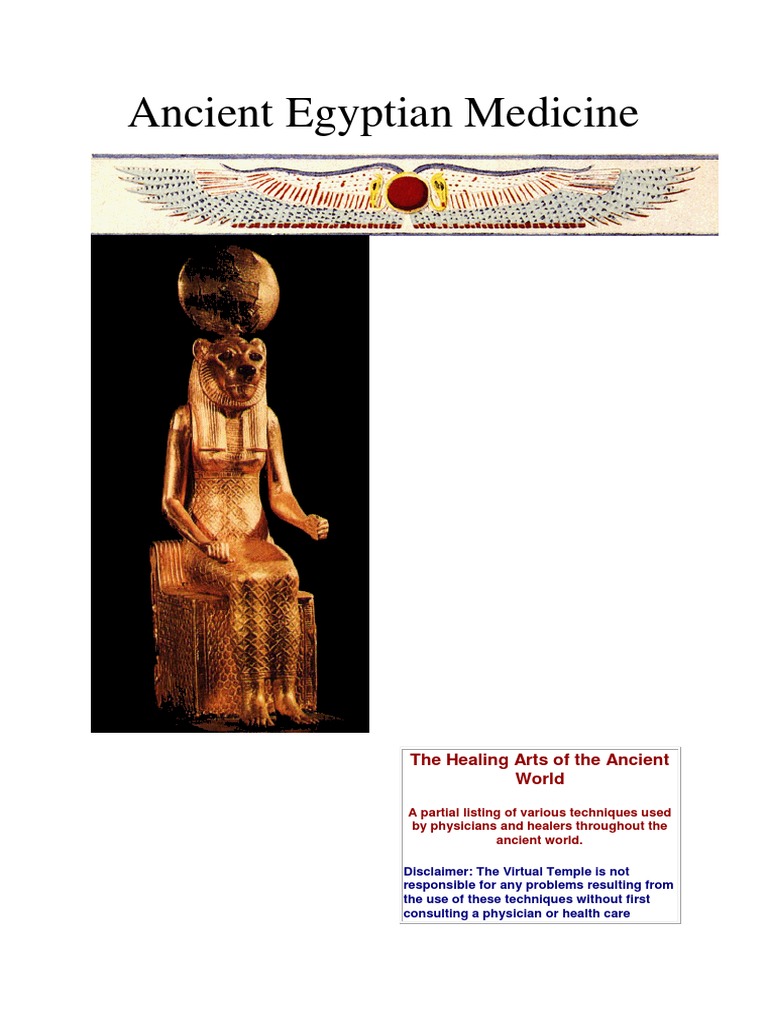 Ancient Egyptian Medicine: The Healing Arts of the Ancient World ...