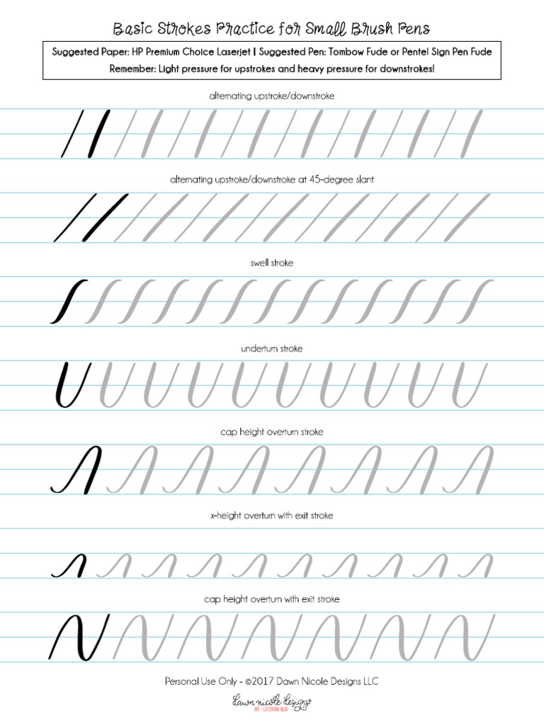 Basic Strokes | PDF
