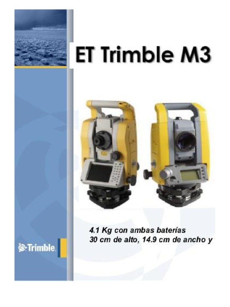 Trimble Manual Radiacion | PDF | Topografía | Telescopio